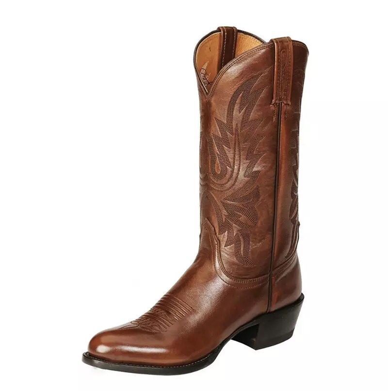 Women’s Bandera Western Cowboy Boot Dark Brown – Nicole Hoyt Clothing store